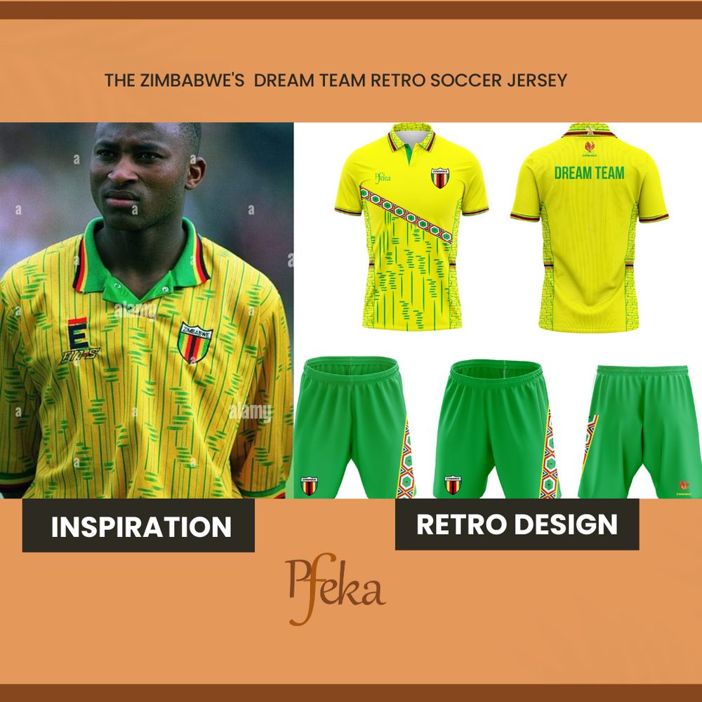 Introducing the Zimbabwe Dream Team Retro Jersey: A Fusion of Heritage ...