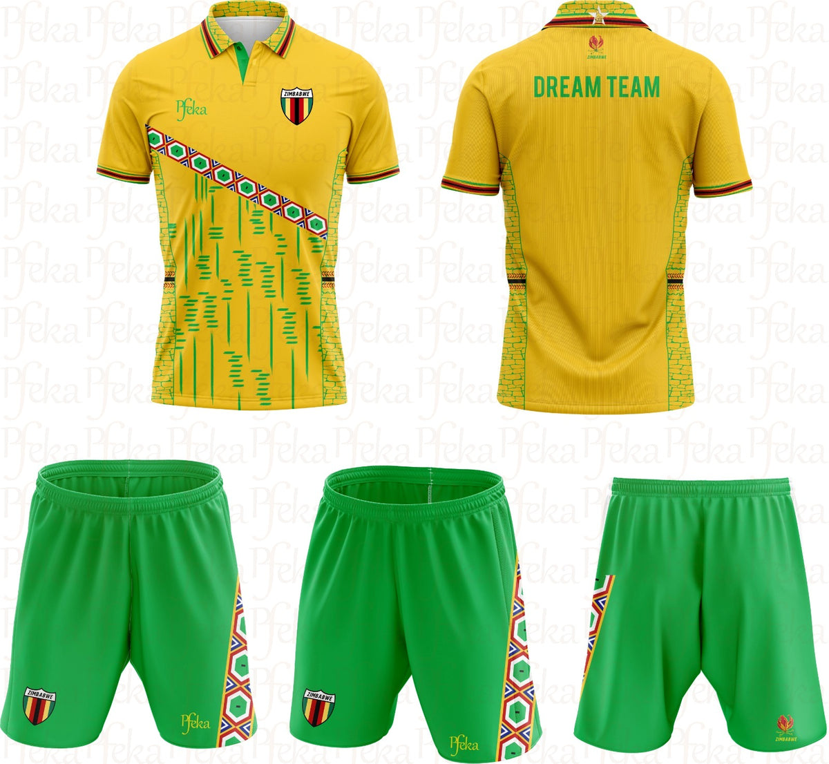 ZIMBABWE DREAM TEAM RETRO JERSEY – Pfeka