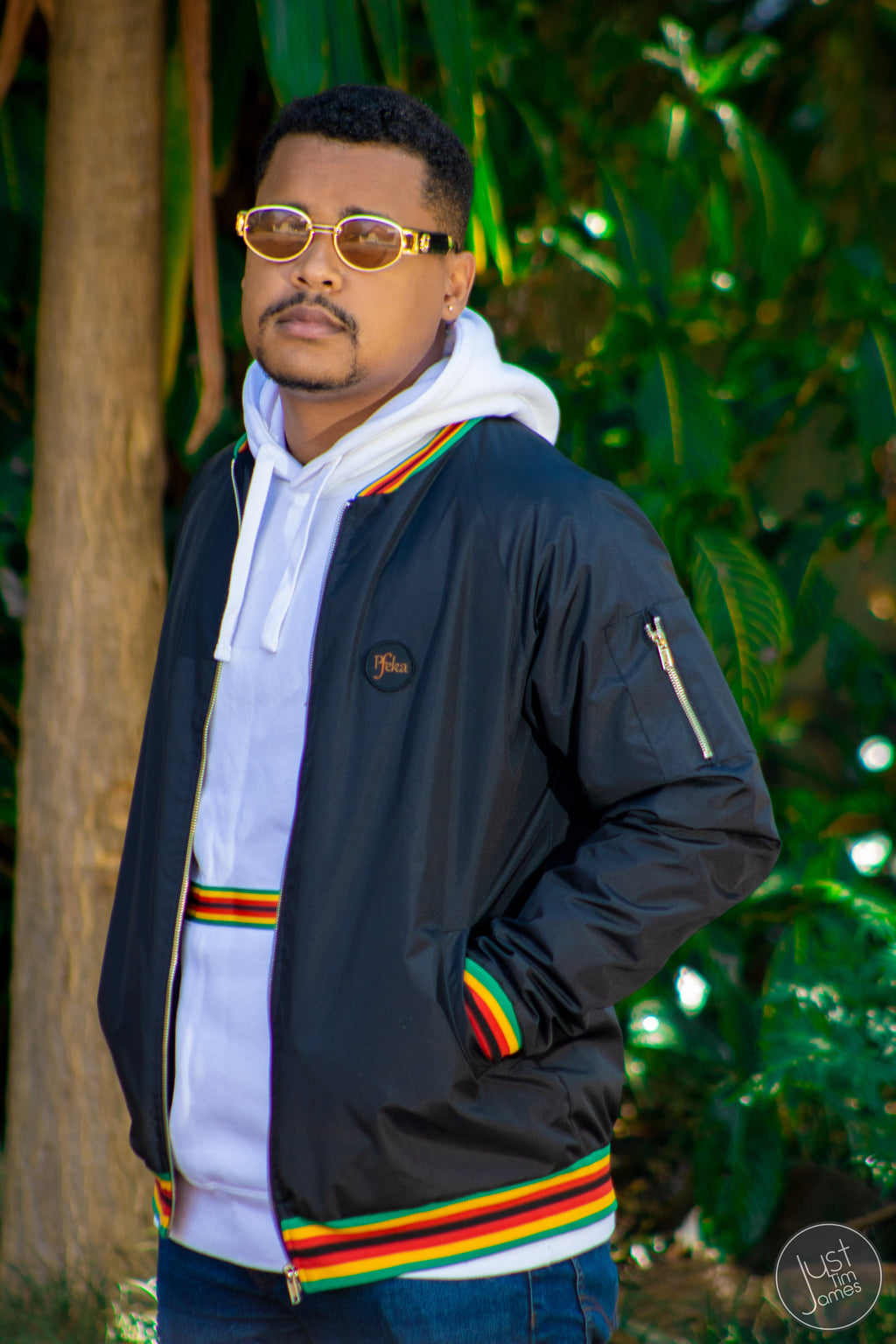 Pfeka Zimbabwe zip-up baseball Jacket