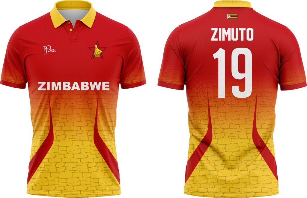 Zimbabwe Cricket Fan Jersey – Pfeka
